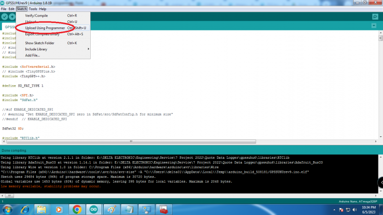 Petunjuk penggunaan Arduino IDE dalam mengembangkan aplikasi mikrokontroler – Delta Electronic ...